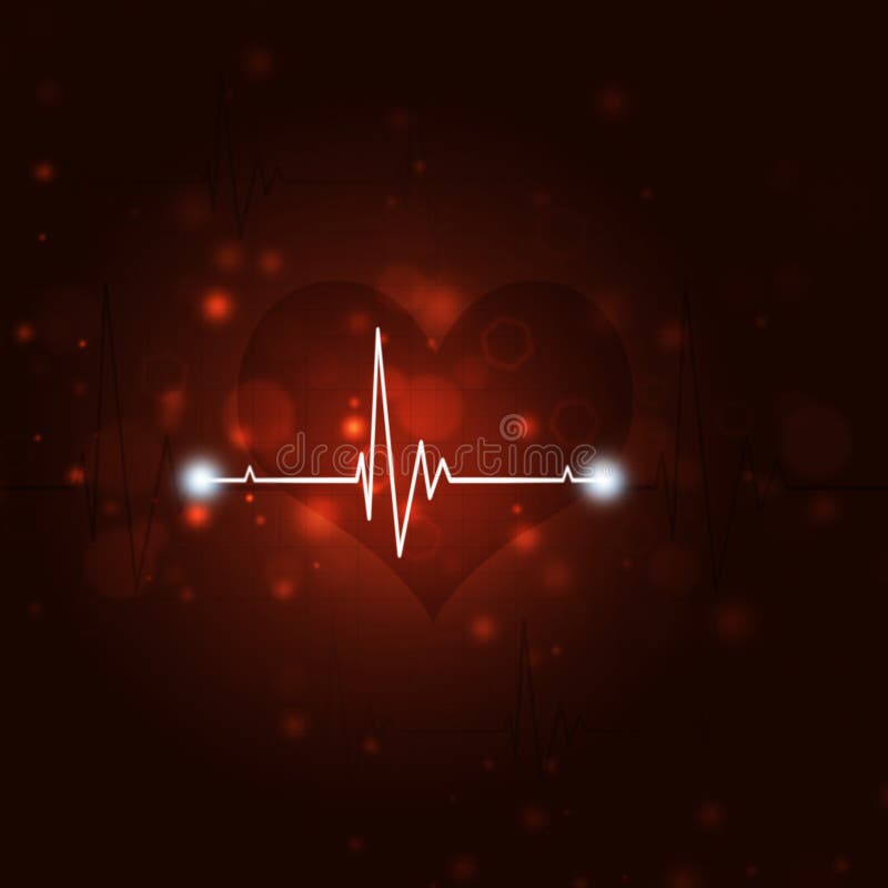 Heart beat red background stock image. Image of graph - 132841953