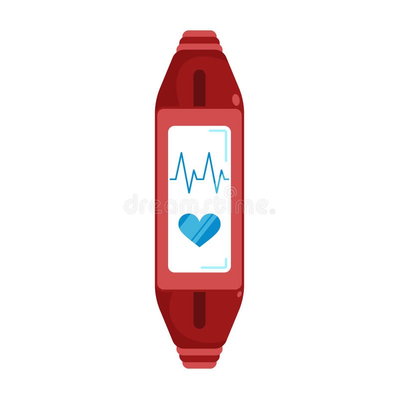Heart Beat Sensor Composition Stock Vector - Illustration of clipart ...