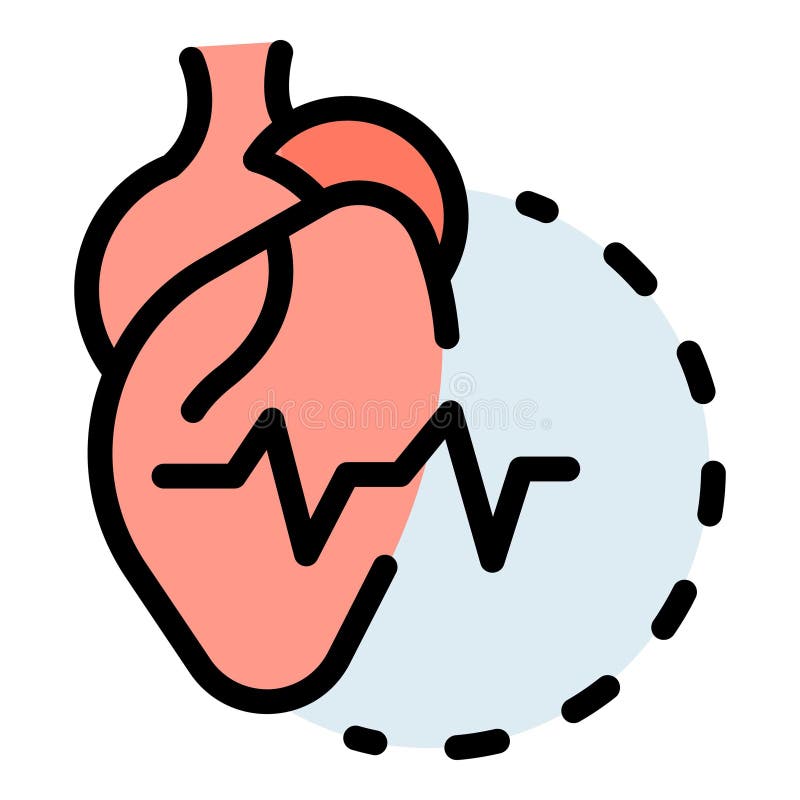 Beating Heart Icon Outline Stock Illustrations – 77 Beating Heart Icon ...
