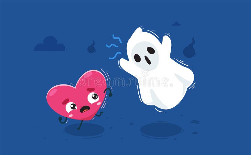 A Haunted Red Heart Background Vector. 3d Heart with Texture Grunge ...