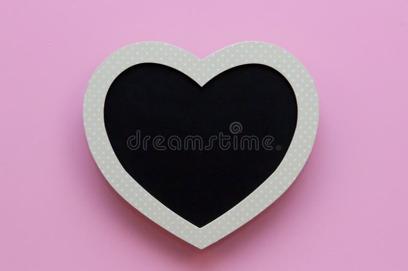 Heart black board on pink stock photo. Image of care - 64786128