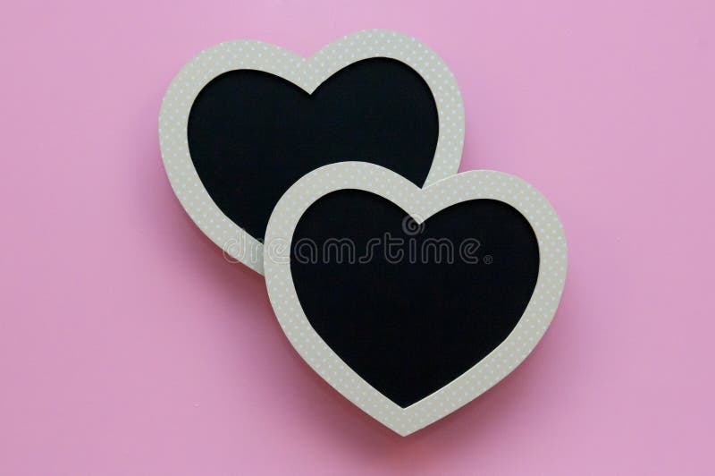 Heart black board on pink stock photo. Image of care - 64786128