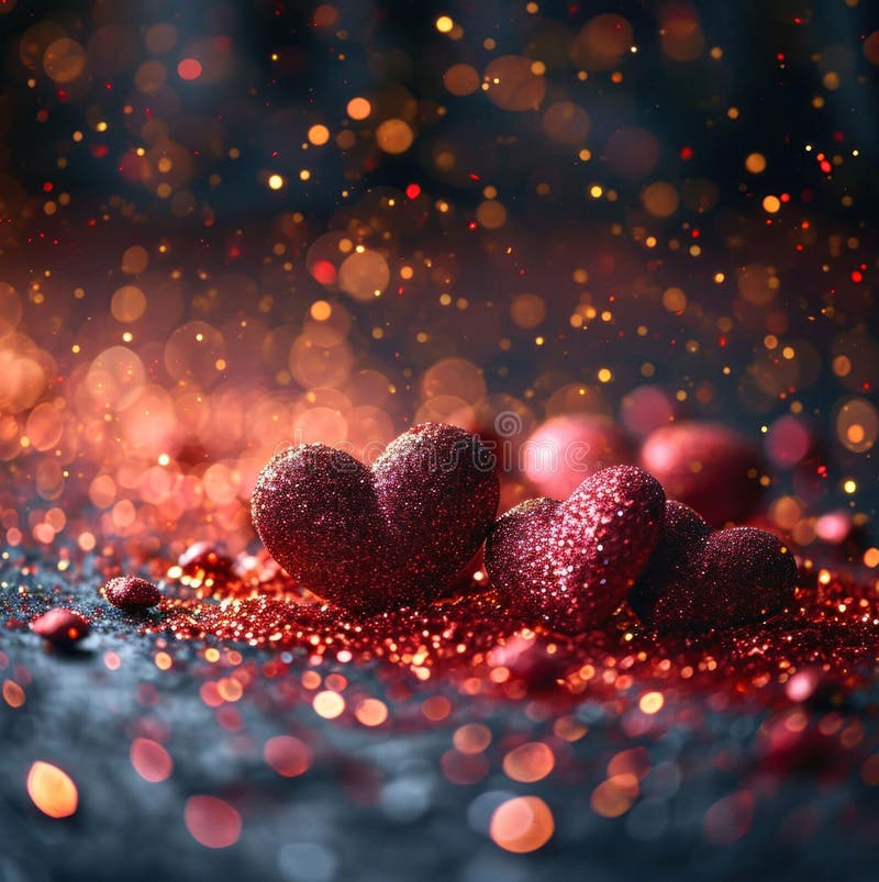 Heart on Black Hearts Background Heart Background Stock Illustration ...