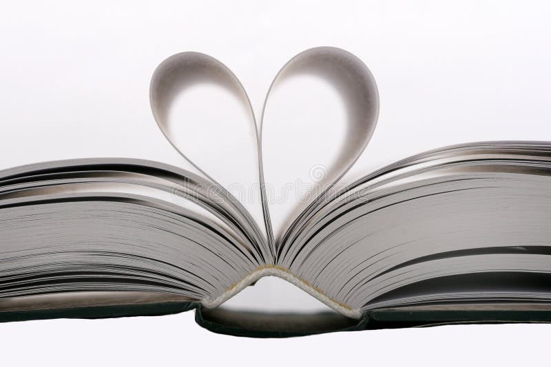 Heart book stock image. Image of symbolic, page, beautiful - 6440667