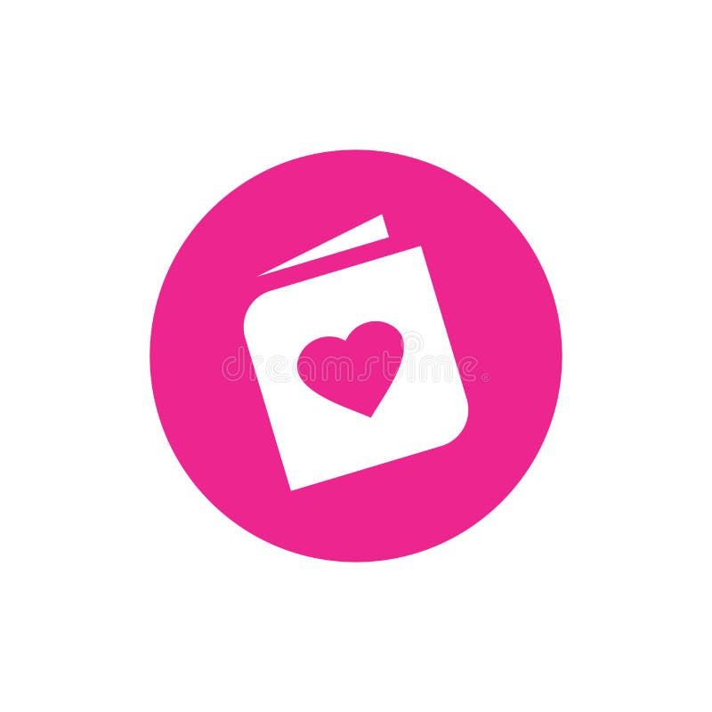 Heart and Book Logo Combination, Love Book Logo Icon Design Stock ...