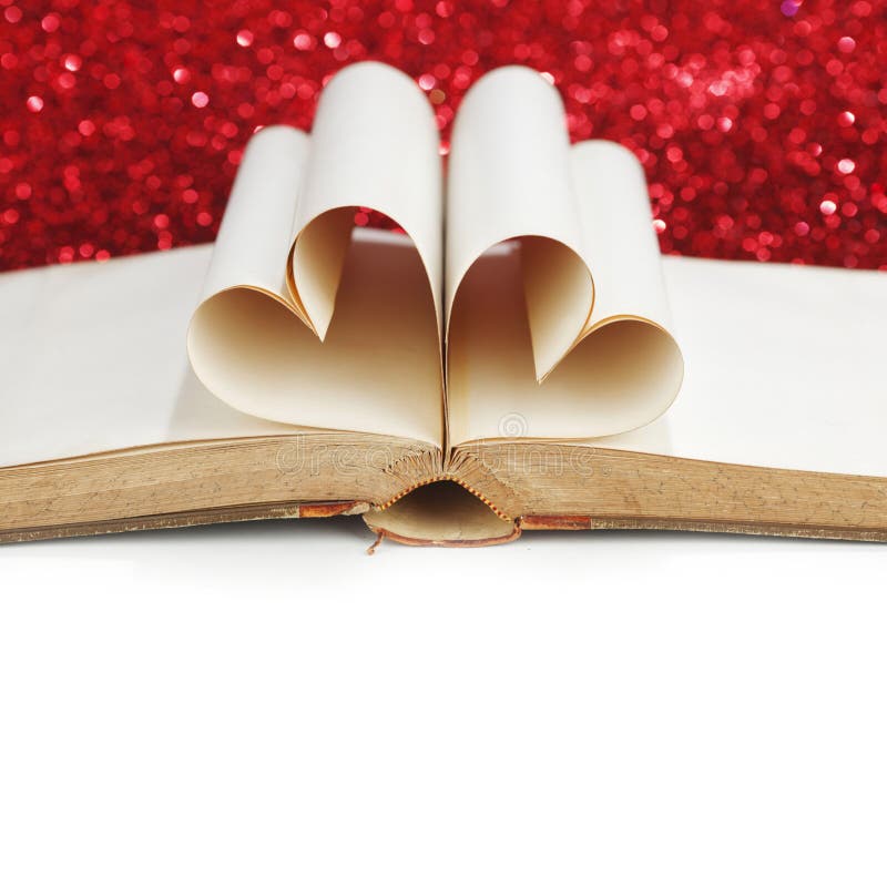 Heart from book pages stock image. Image of space, metaphor - 47758319