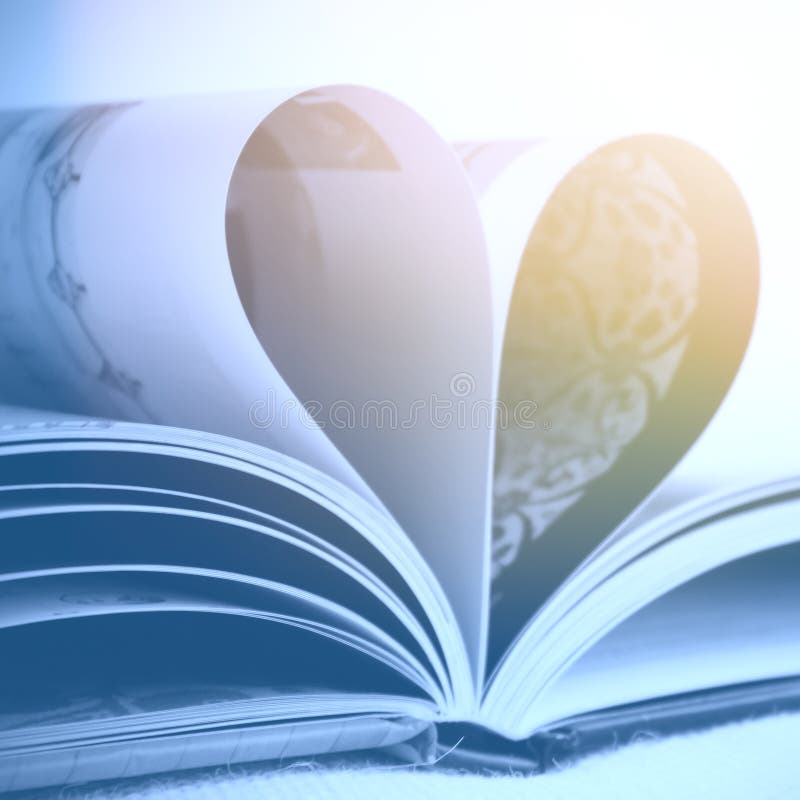 Heart from book pages stock image. Image of creative - 49161809