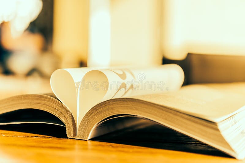 Heart book stock photo. Image of love, valentine, pages - 50774022