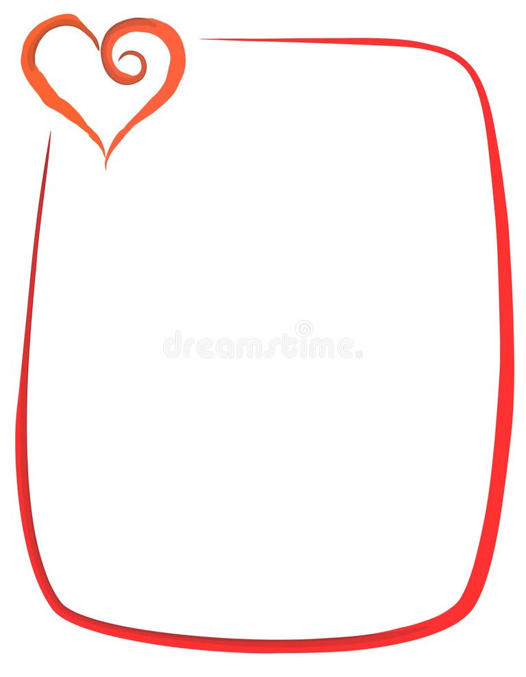 Heart Corner Border Stock Illustrations – 4,527 Heart Corner Border ...