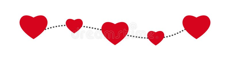 Heart Border and Frame, Vector Design Stock Illustration - Illustration ...