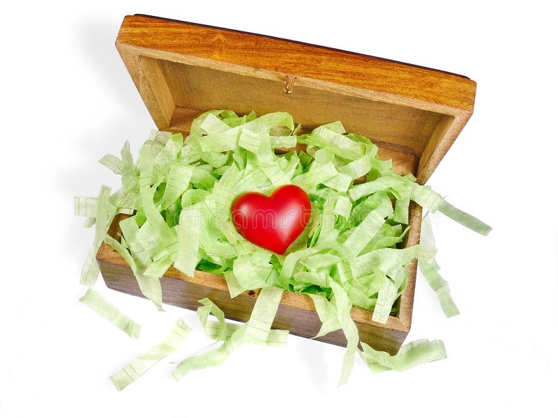 Heart in box stock photo. Image of concept, still, shredded - 27241238