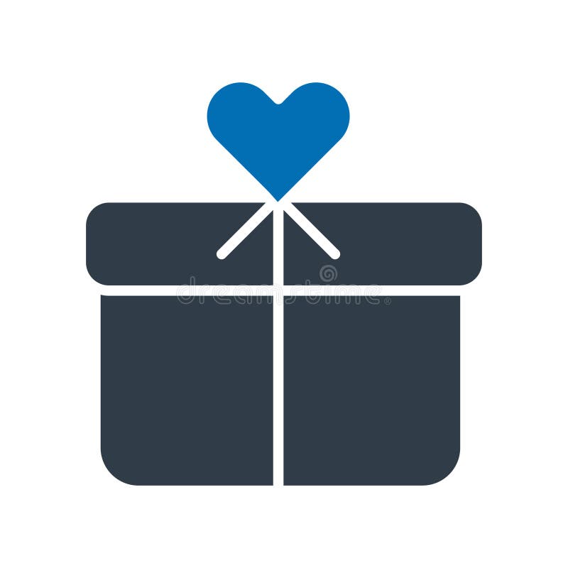 Heart Box Isolated Vector Icon that Can Be Easily Modified or Edited ...