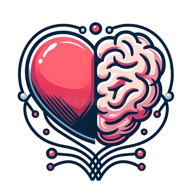 Connection Heart Brain Stock Illustrations – 1,693 Connection Heart ...