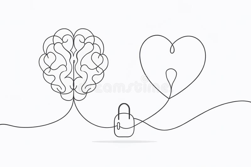 Double brain skull stock vector. Illustration of clip - 62487963