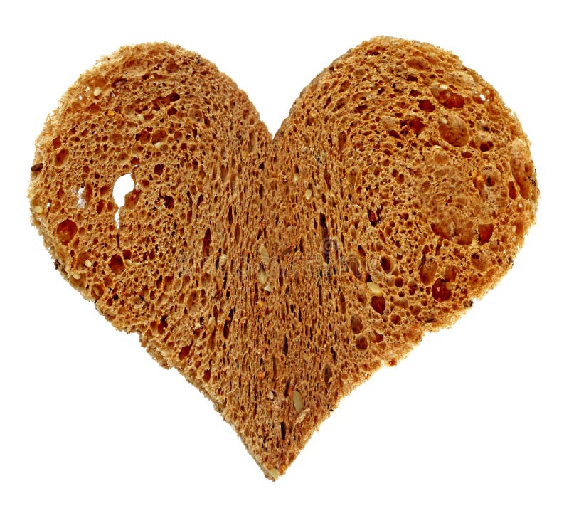 Heart of bread stock photo. Image of culinary, poppyseed - 20017876