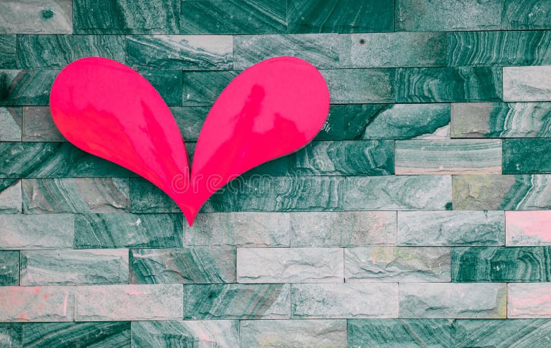 Heart on a brick wall stock image. Image of valentine - 38329351
