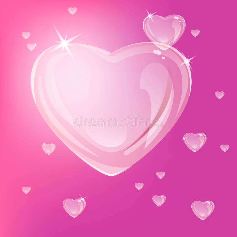 Heart bright bubbles stock vector. Illustration of circle - 37549898