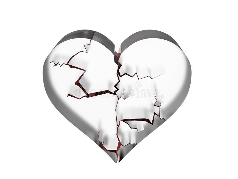 Heart Broken stock illustration. Illustration of failure - 24468961 Heart Broken stock illustration. Illustration of failure - 24468961