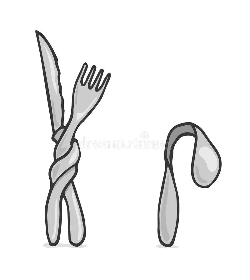 Sad Cartoon Fork Stock Illustrations – 97 Sad Cartoon Fork Stock ...