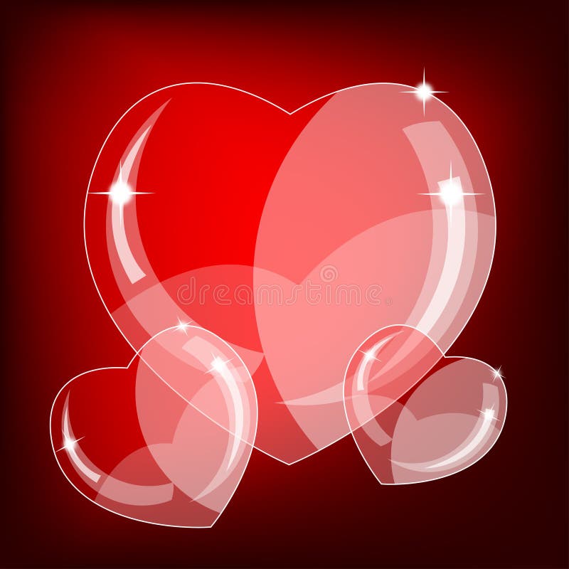 Heart bubble stock vector. Illustration of vector, liquid - 18052761