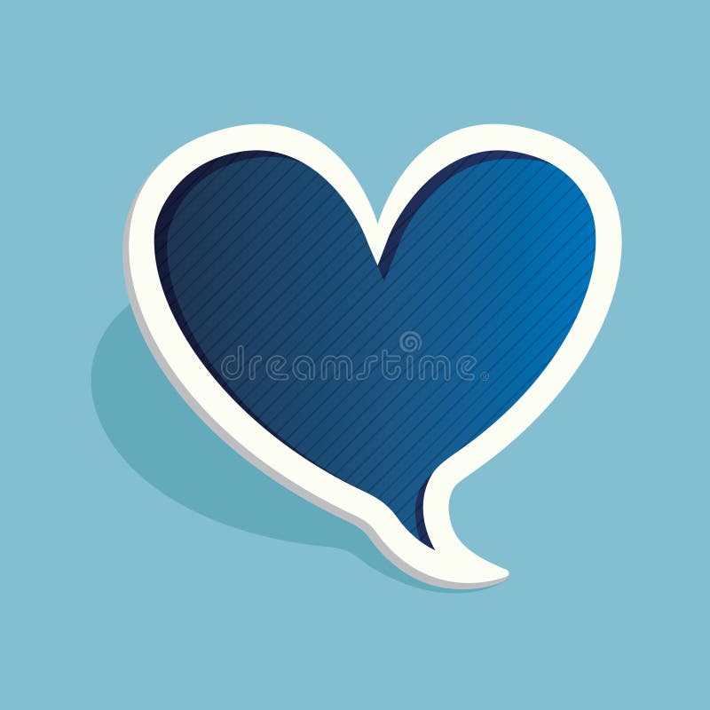 Heart Bubble. Vector Illustration Decorative Design Stock Vector ...