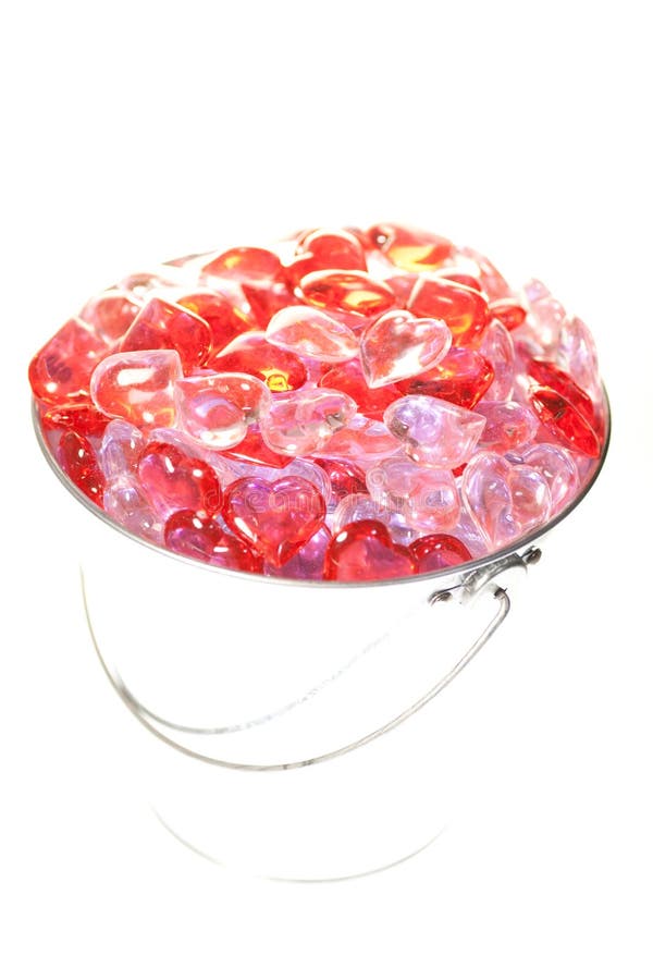 Heart in the bucket stock photo. Image of hearts, heart - 25296474