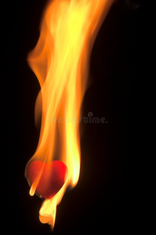 Heart Burn stock photo. Image of ignite, cupid, fury, fiery - 4066900