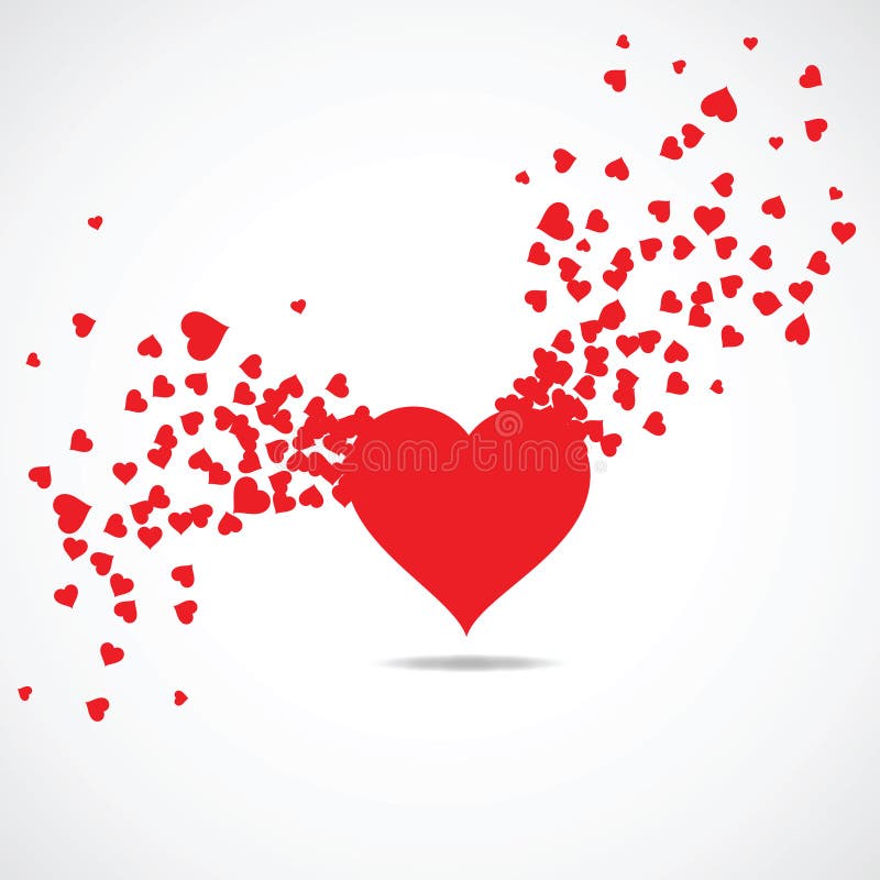 Heart Burst stock illustration. Illustration of vintage - 13435000
