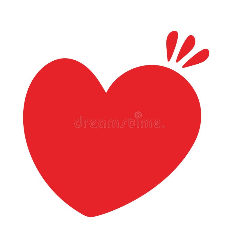 Heart burst icon stock illustration. Illustration of design - 357573831