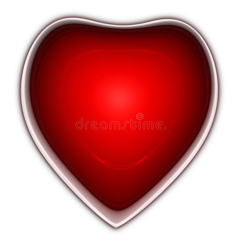 Heart button icon stock vector. Illustration of graphic - 12134308