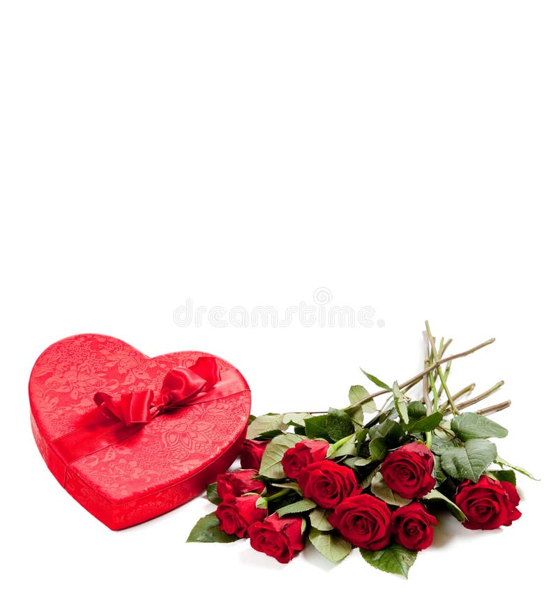 Valentine S Day Candy Heart and Rose Stock Image - Image of love, rose ...