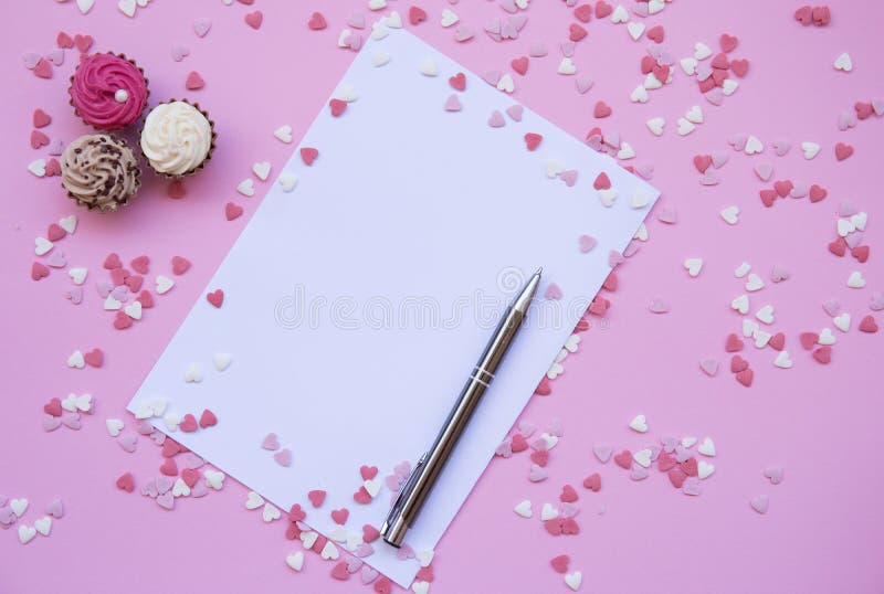 Heart, Card, Background, Sweets Stock Photo - Image of heart, card ...