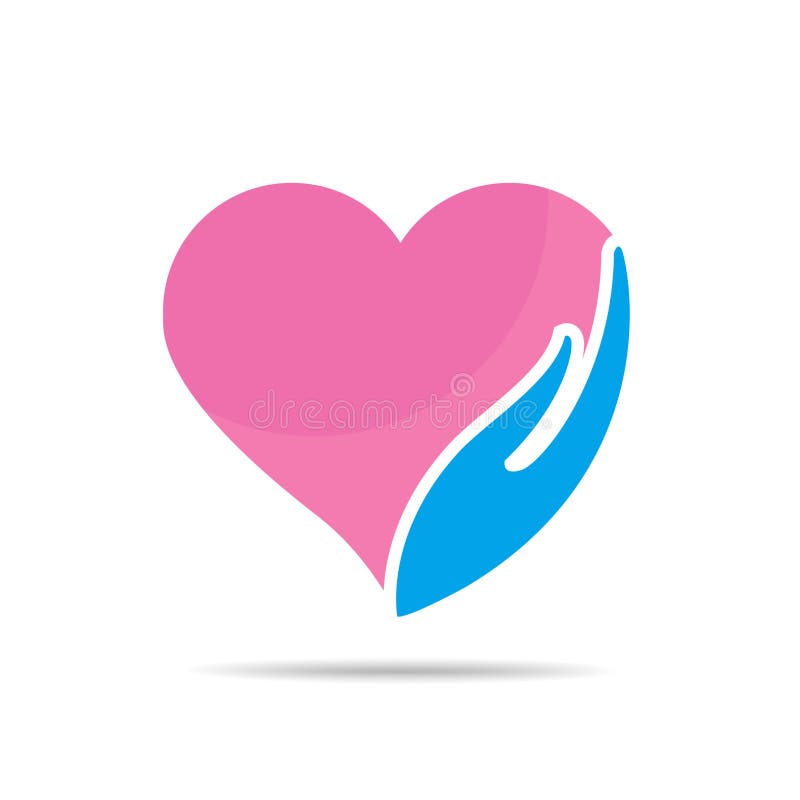 01-Heart Care Concept Design Vector Icon Stock Illustration ...