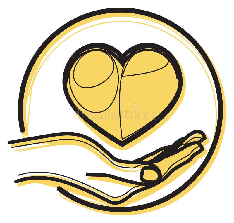 Human Heart with Chambers Icon Stock Illustration - Illustration of ...