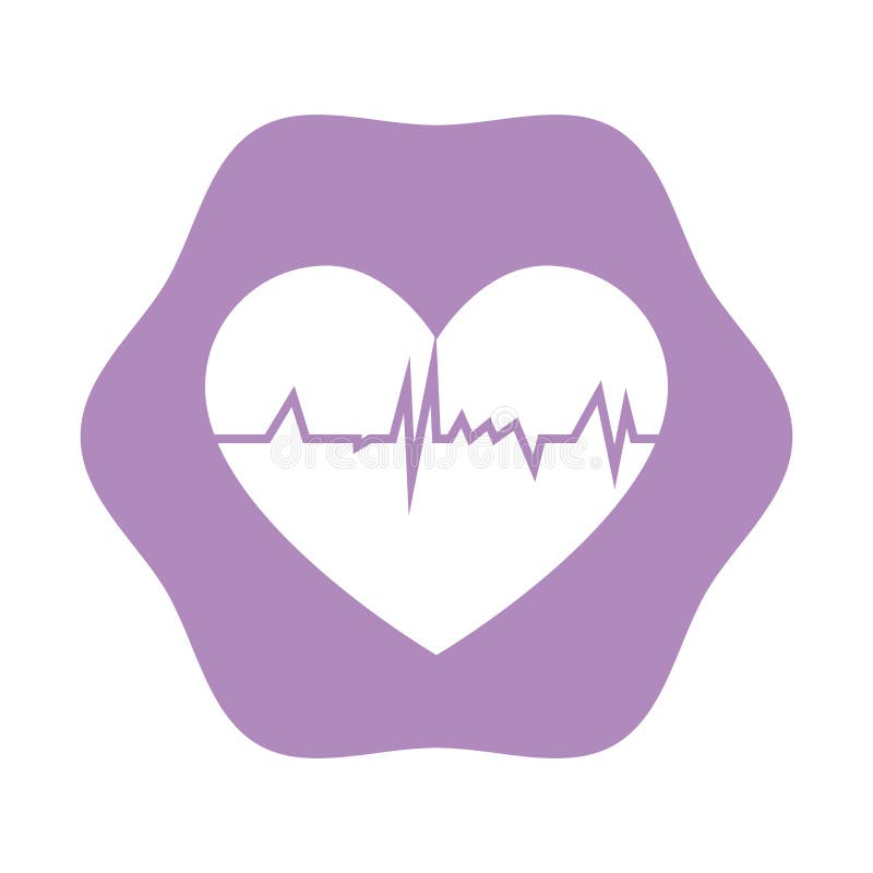 Heart care isolated icon stock illustration. Illustration of medicine ...
