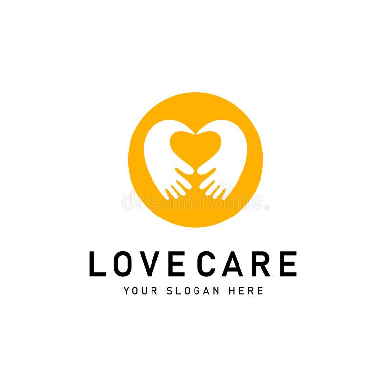 Heart Care Logo Design Template Vector Icon. Stock Vector ...