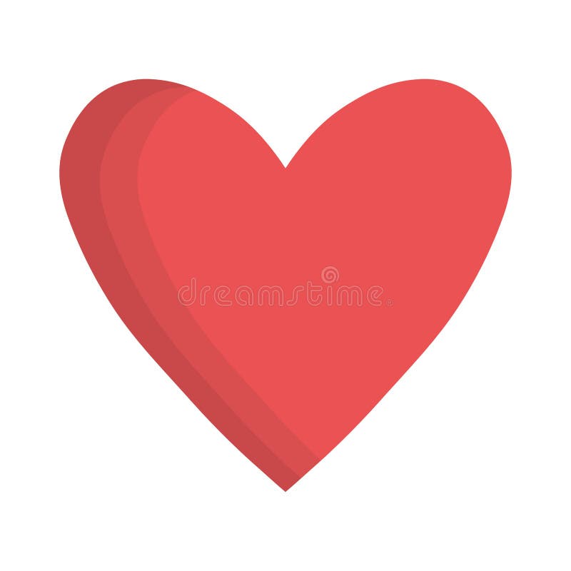 Heart cartoon icon image stock vector. Illustration of rounded - 82383695