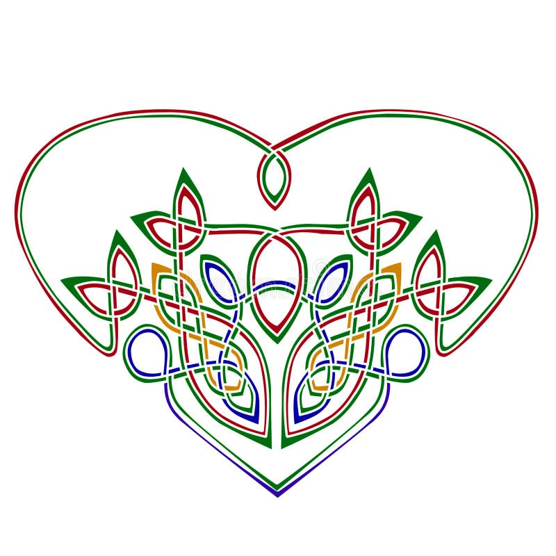 Celtic Heart Stock Illustrations – 2,822 Celtic Heart Stock ...