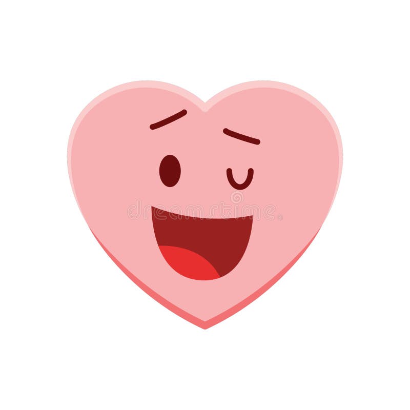 Heart Winking Stock Illustrations – 1,080 Heart Winking Stock ...