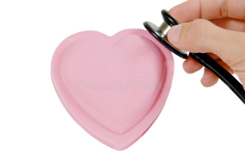 Heart check up stock image. Image of isolated, beat, check - 6591193