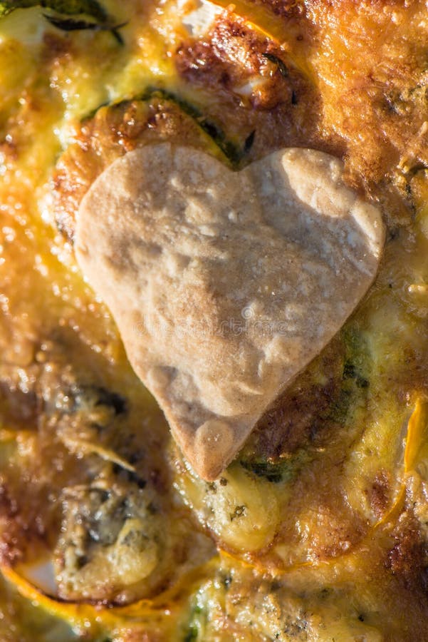 Heart Close-made Dough on a Baking Stock Photo - Image of meal, dinner ...