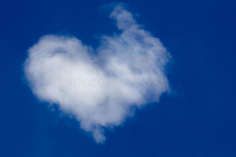 Heart cloud stock photo. Image of single, heart, cloud - 45069654