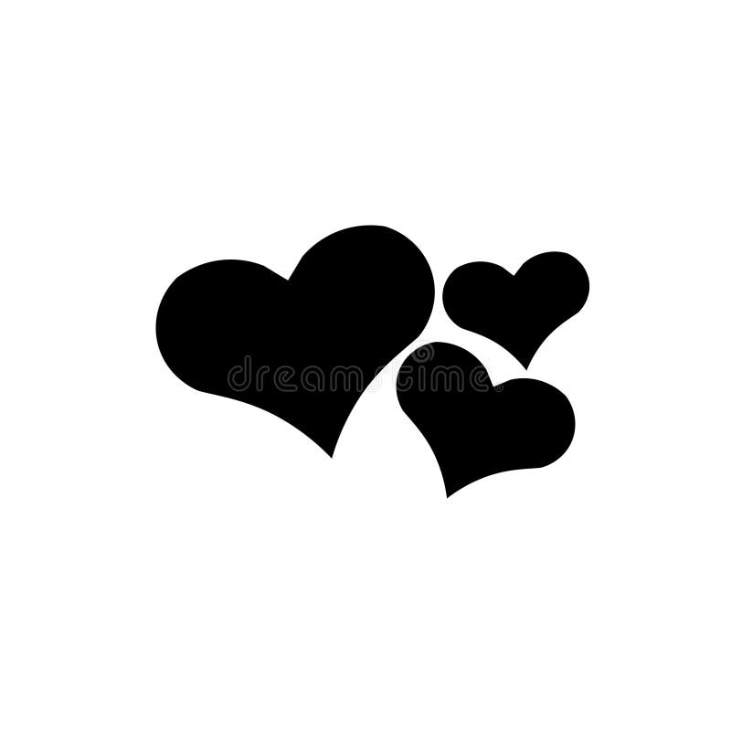 Heart Cloud Icon. Romantic Love Symbol. Emotional Affection Shape ...