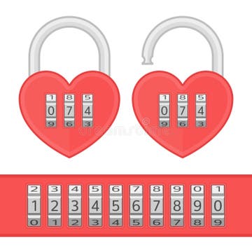 Combination Lock Drawing Stock Illustrations – 531 Combination Lock ...