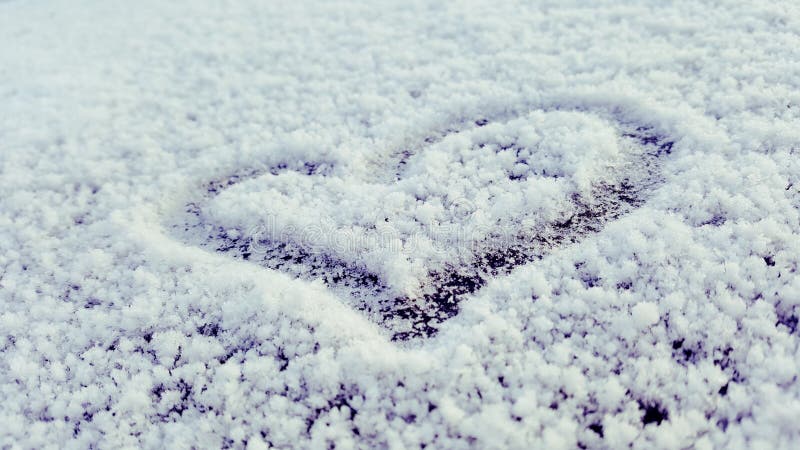 Cold heart dieing stock image. Image of cold, snow, broken - 146484025