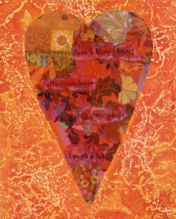 Heart Collage stock illustration. Illustration of artwok - 4217143