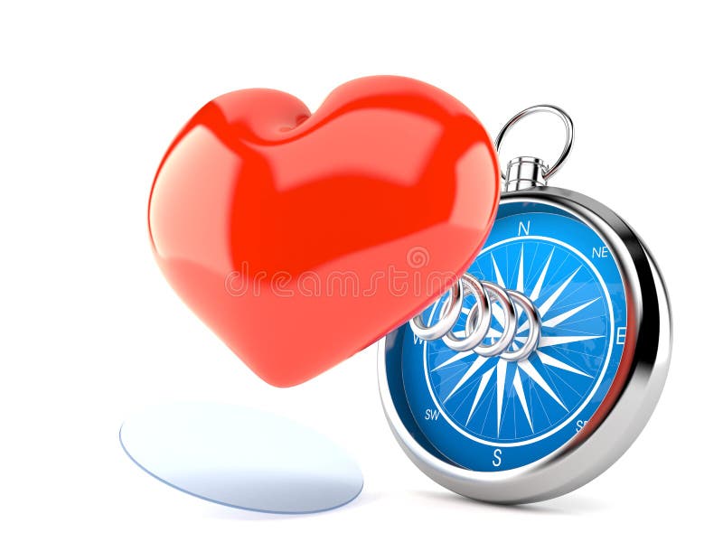 Heart Compass Stock Illustrations – 1,717 Heart Compass Stock ...