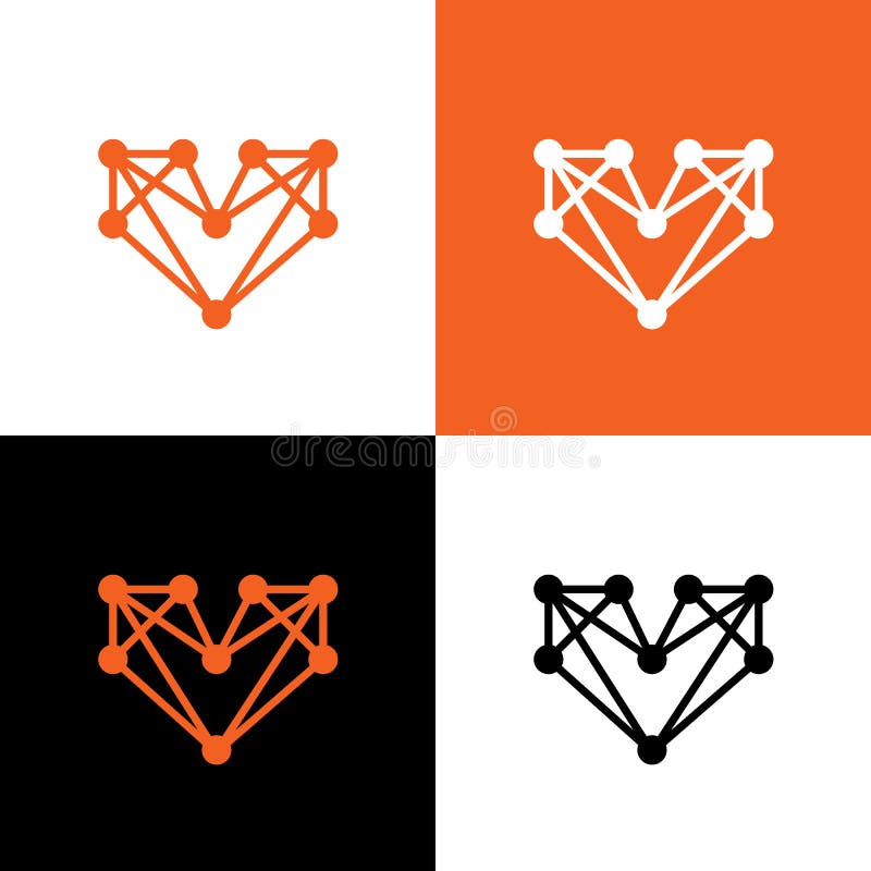 Heart Connection Between People Stock Vector - Illustration of ...