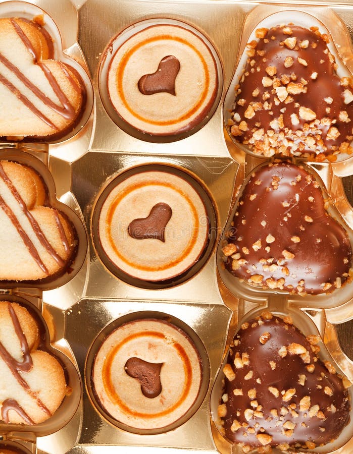 Heart cookies stock photo. Image of detail, food, isolated - 28445868