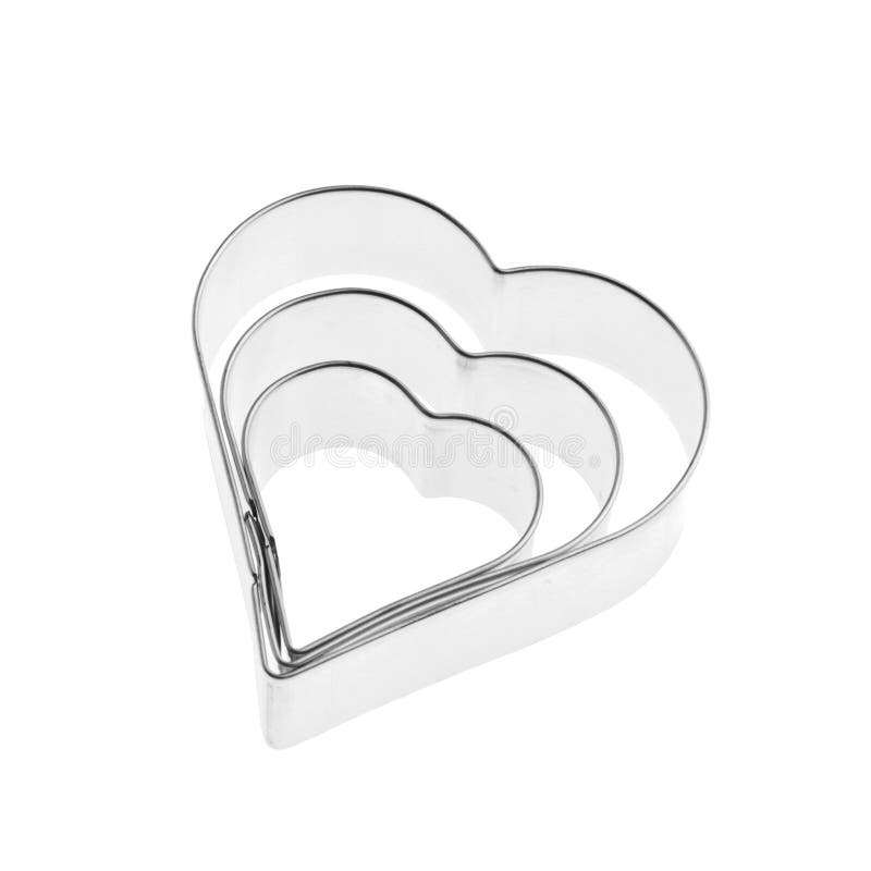 Heart cutters stock photo. Image of homemade, cutter - 30927902